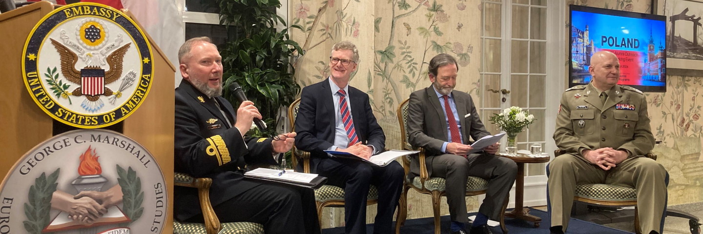 Us Ambassador To Poland Hosts Gcmc Alumni In Warsaw George C